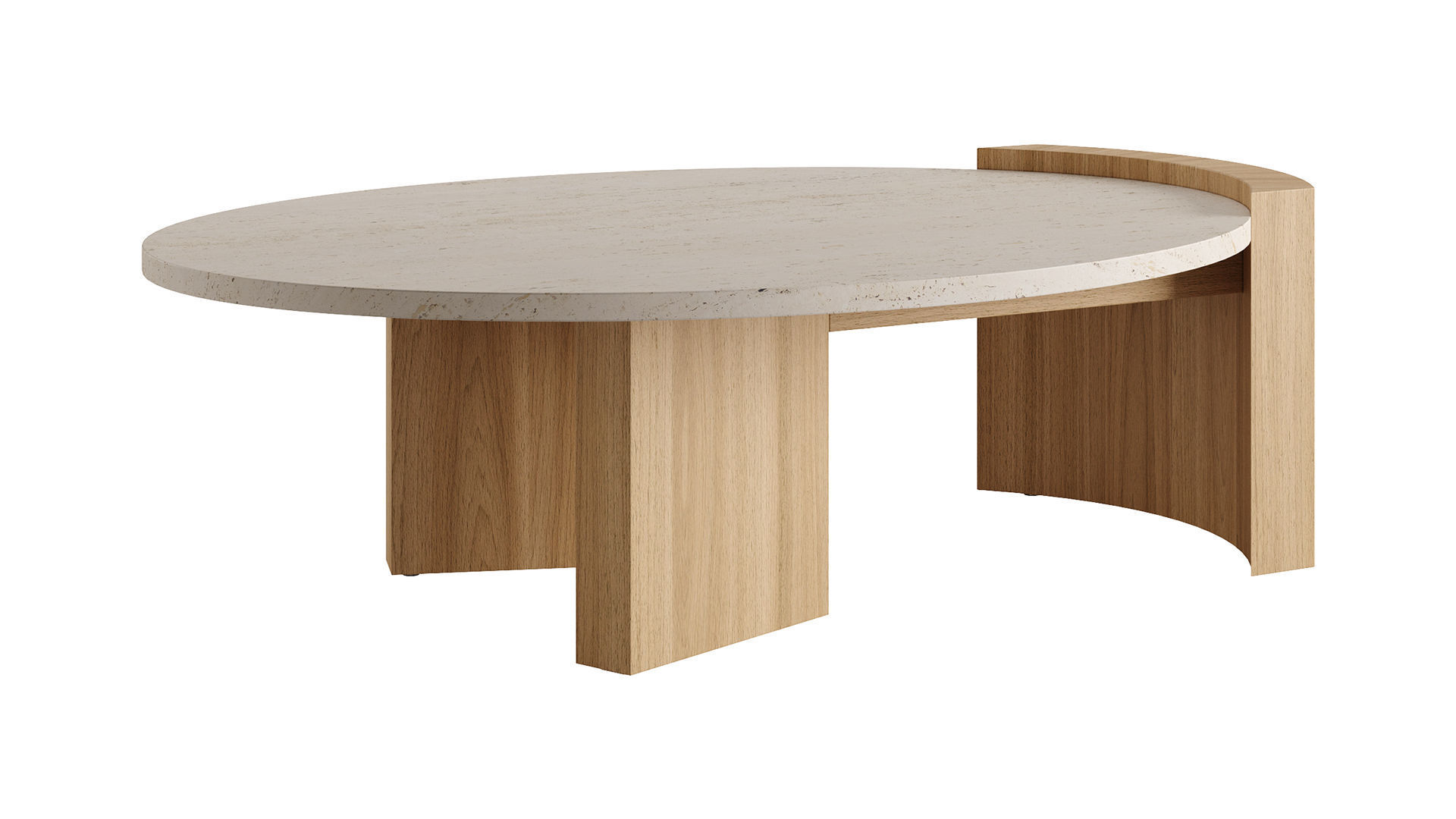 JIA OVAL Coffee Table by Atelier De Troupe 3D model | CGTrader