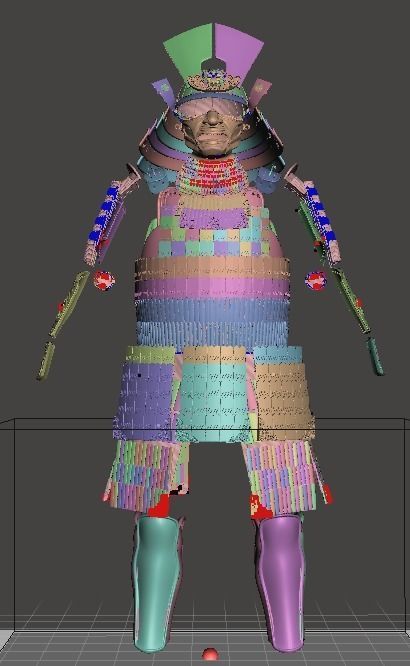 Lord Katsumoto Samurai Armor 3D model 3D printable | CGTrader