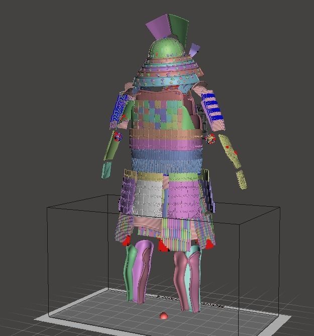 Lord Katsumoto Samurai Armor 3D model 3D printable | CGTrader
