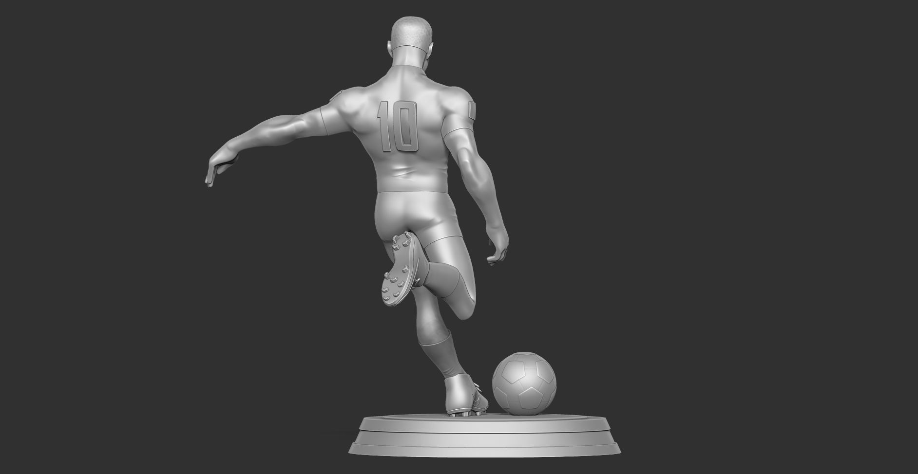 Kylian Mbappe 3D model 3D printable | CGTrader