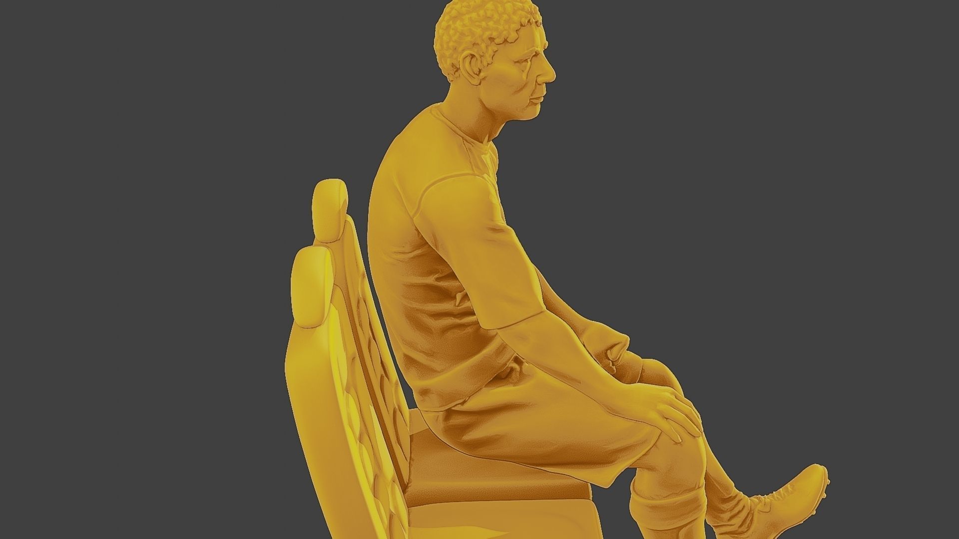 Soccer Player SP 012 3D model 3D printable | CGTrader