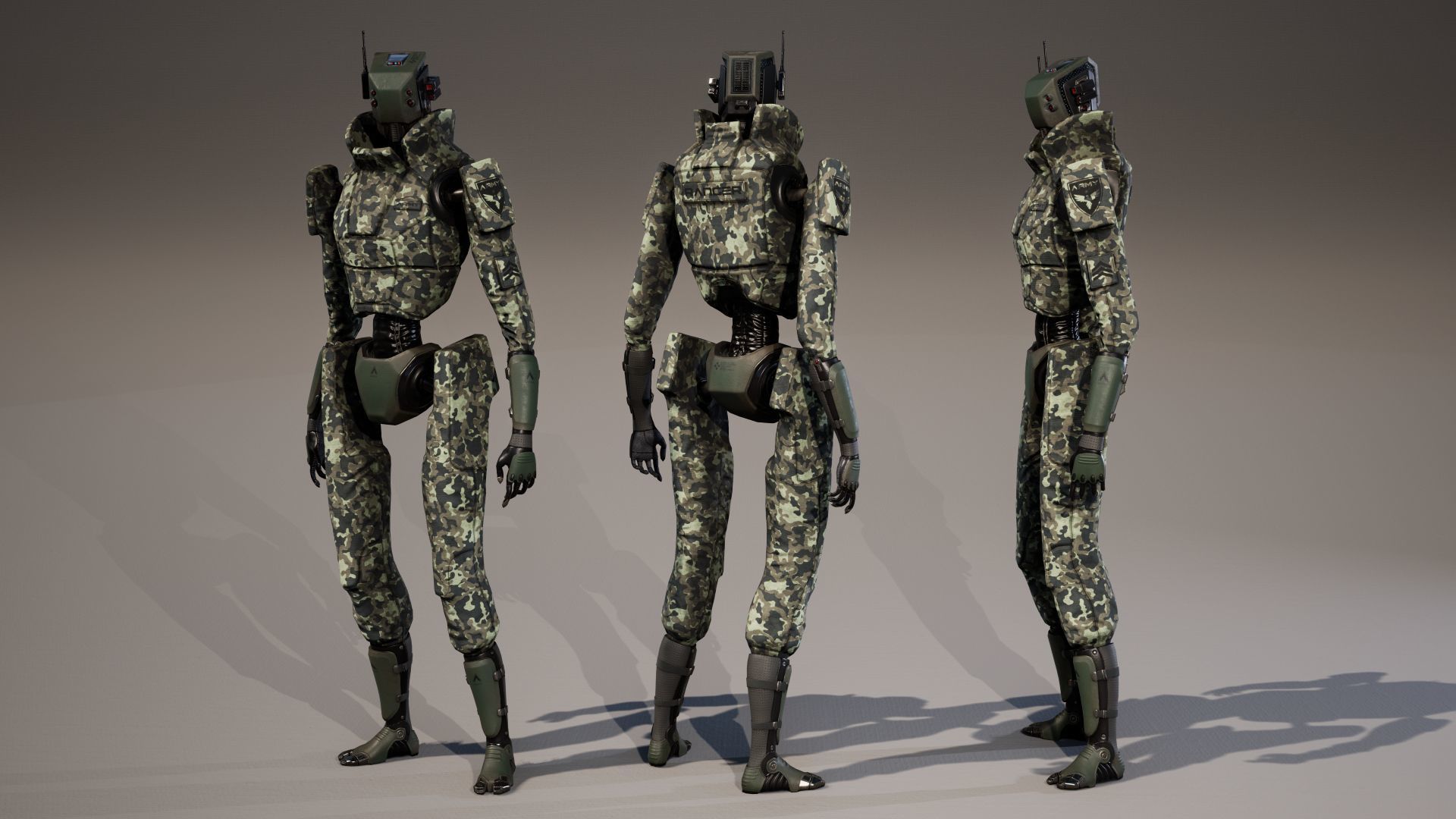 3D model Robot 3 VR / AR / low-poly rigged | CGTrader