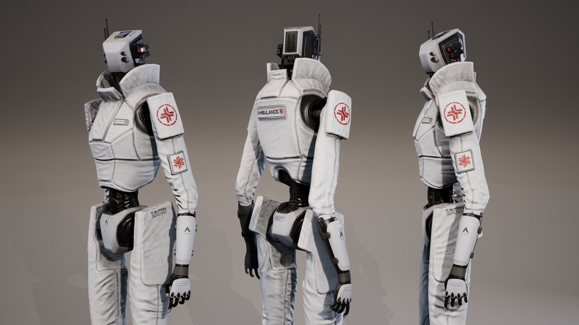 3D model Robot 3 VR / AR / low-poly rigged | CGTrader