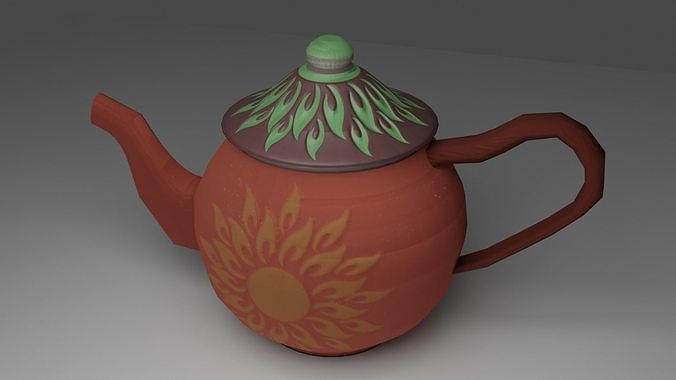 Free Game Ready Tea Pot free VR / AR / low-poly 3D model | CGTrader