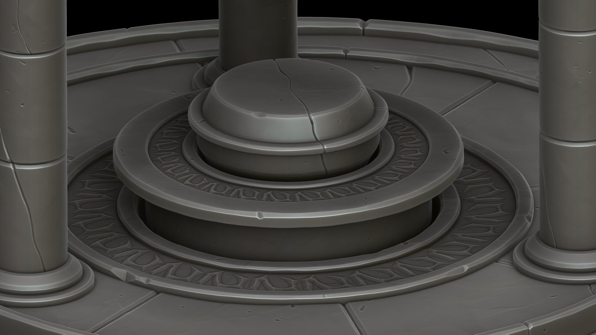 Stylized altar 3D model | CGTrader