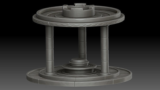 Stylized altar 3D model | CGTrader