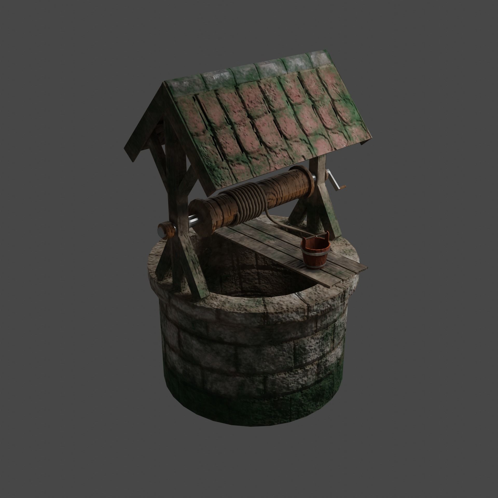 3D model Medieval well pack low-poly PBR game ready VR / AR / low-poly | CGTrader