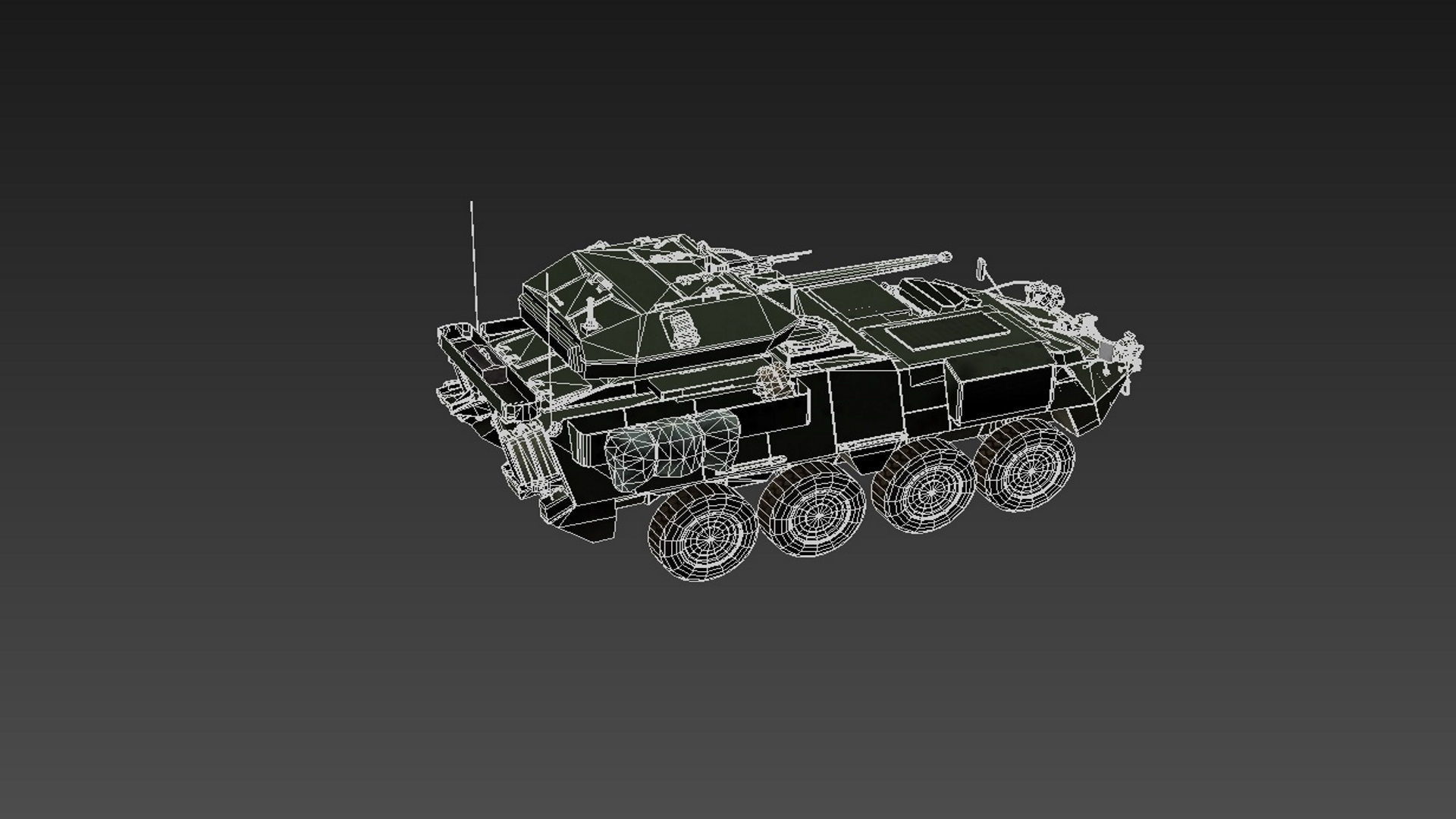 3D model Stryker M1296 Dragoon VR / AR / low-poly | CGTrader