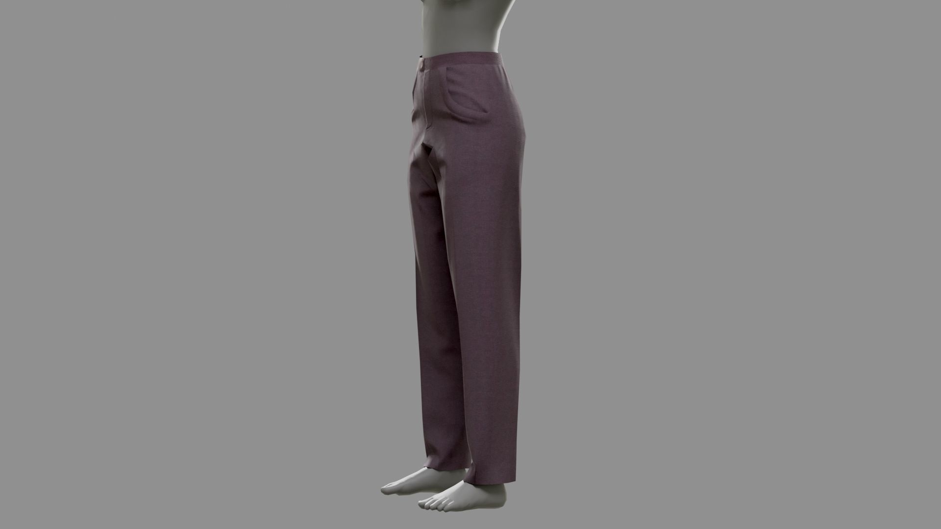3D model Formal pant 01 VR / AR / low-poly | CGTrader