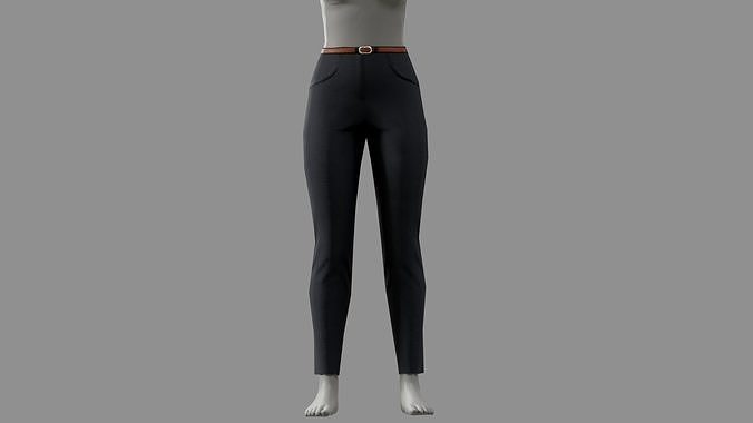 3D model Formal pant 02 VR / AR / low-poly | CGTrader