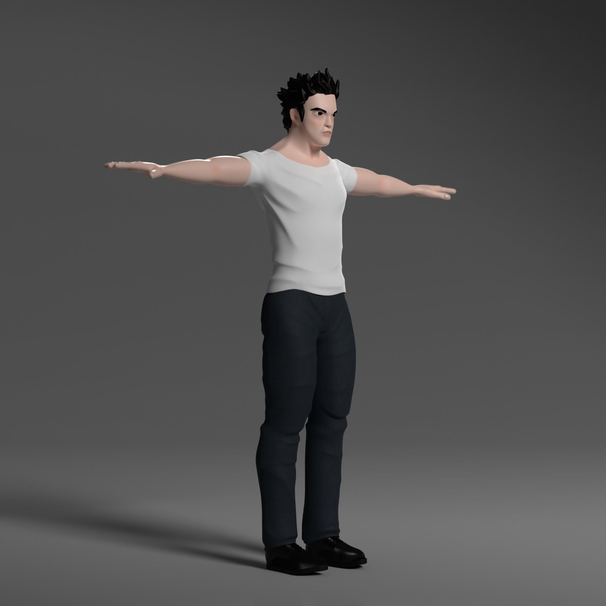 3D Stylized Character model Edward free VR / AR / low-poly 3D model ...