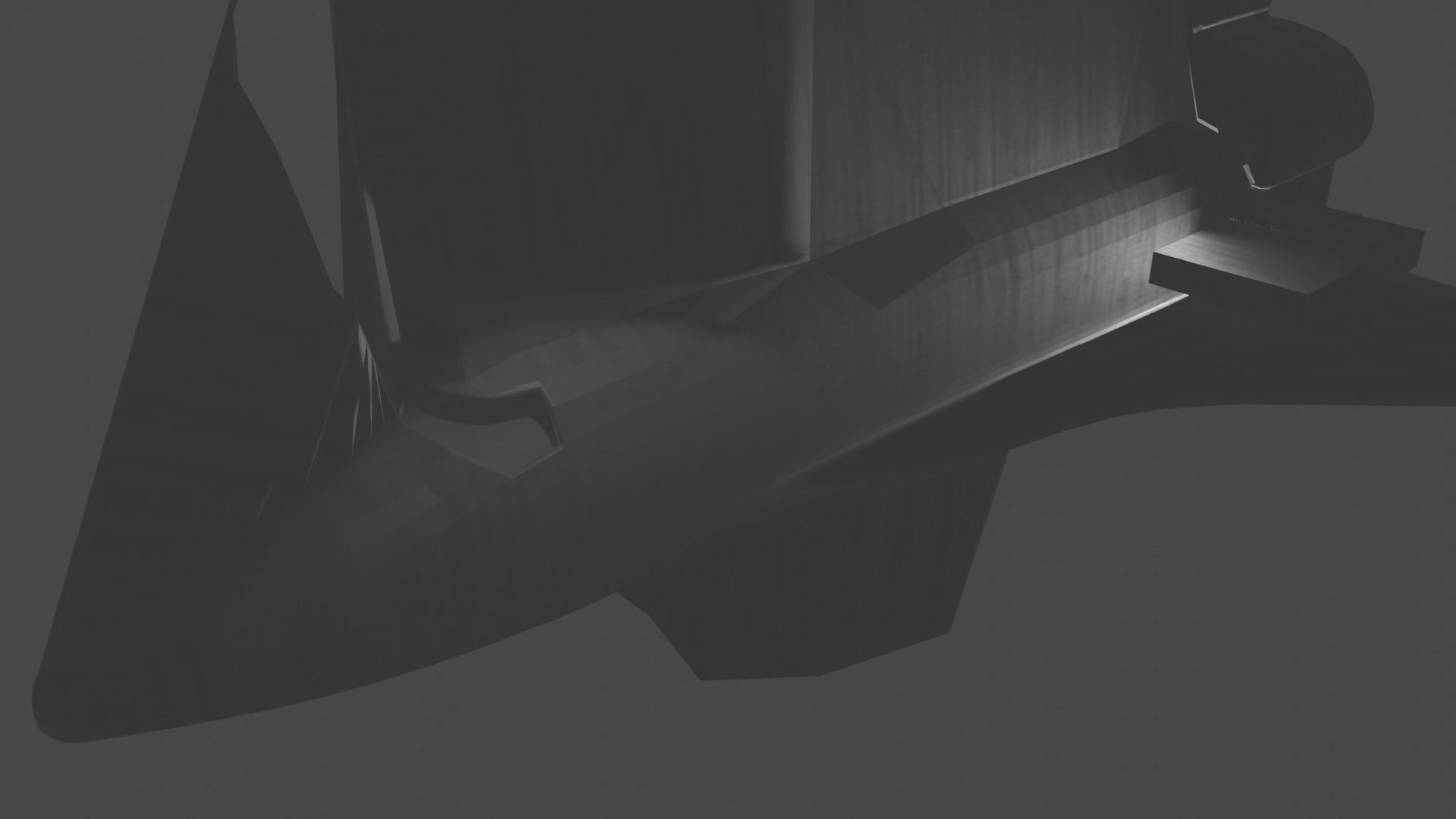 Game Scary Plane 3D model | CGTrader