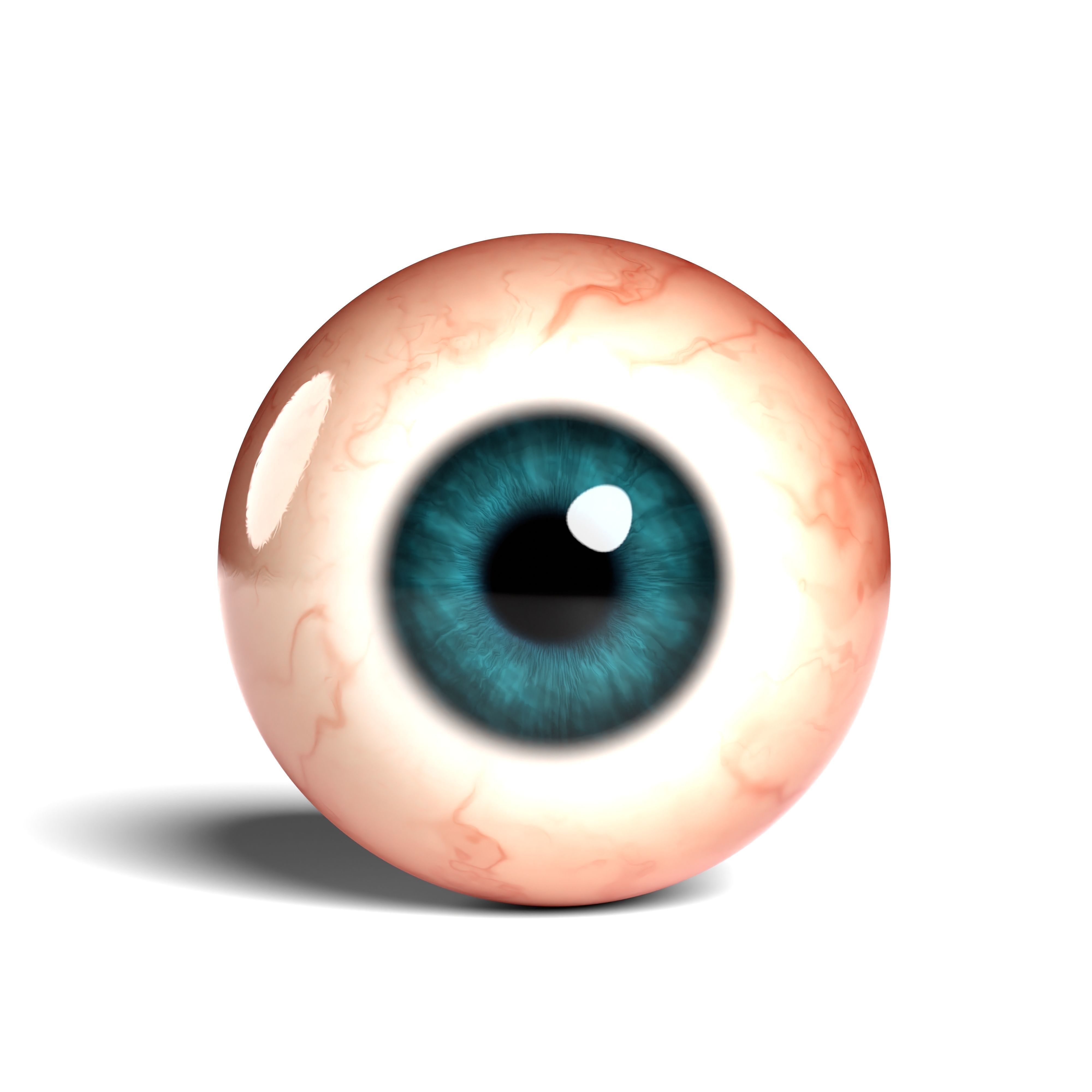Eyeball Mesh with A Procedural Shader Tree for Blender free VR / AR ...
