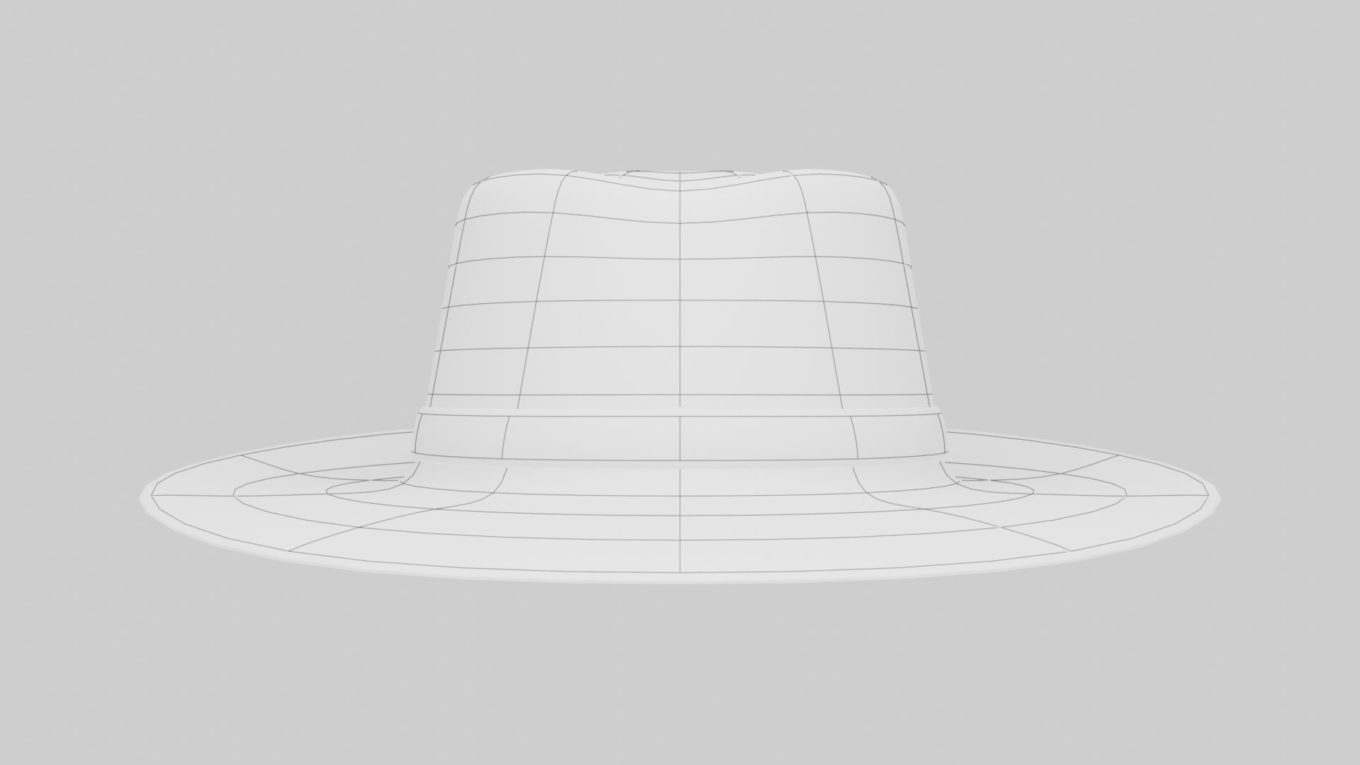 Purple Panama Hat in 3D Easy Cartoon Style 3D model | CGTrader