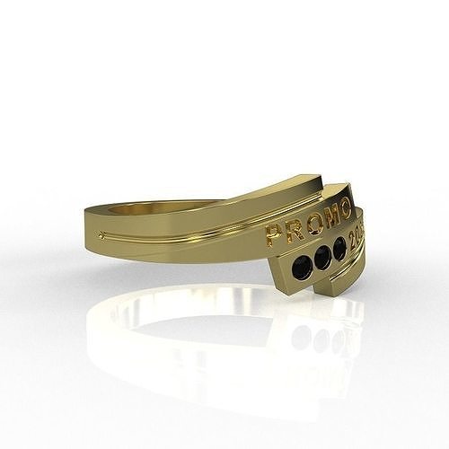 PROMO RING 3D model 3D printable | CGTrader