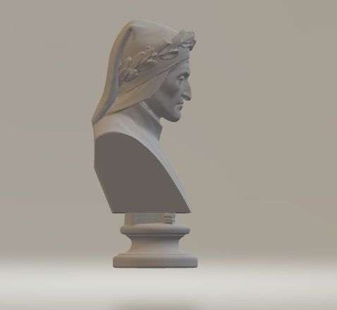 Dante Alighieri 3d model print 3D model 3D printable | CGTrader