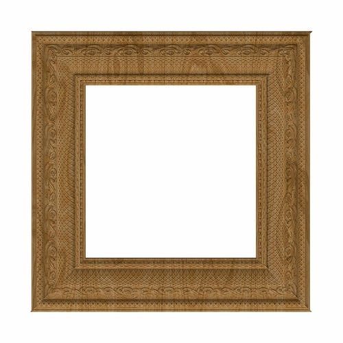 Carved picture frame STL 3D model | CGTrader