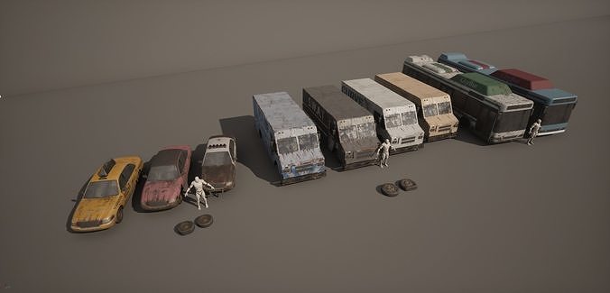 3D model Vehicle Pack VR / AR / low-poly | CGTrader
