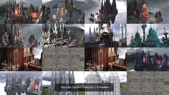 Vampire Castles Collection | CGTrader