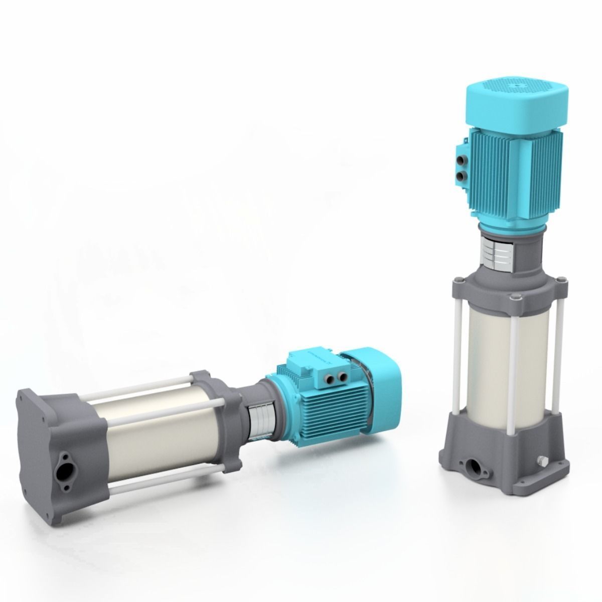 Multistage Pump 3D Model Multistage Pump FULL DESIGN 3D model 3D ...