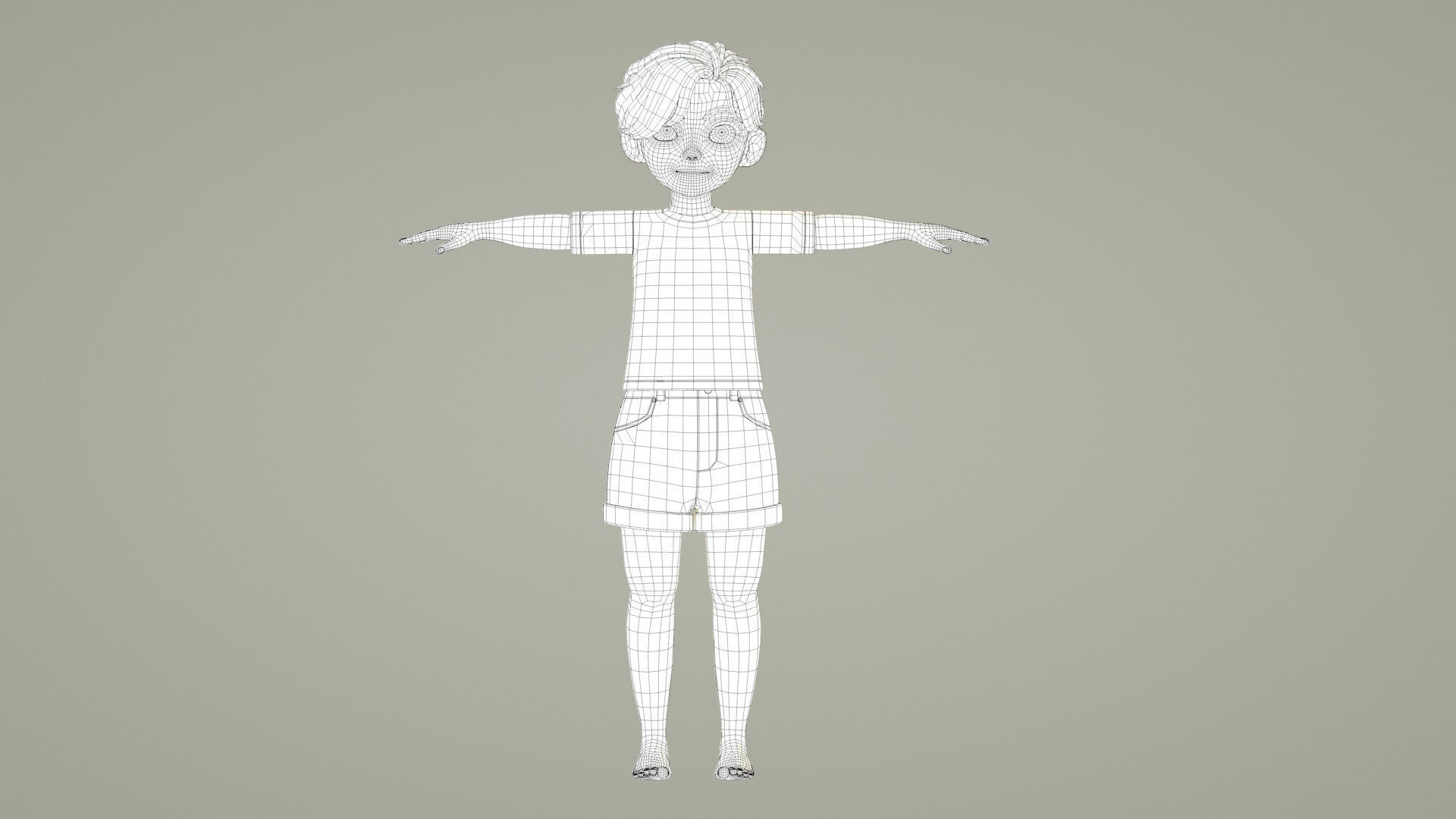 cartoon boy teenager youth kid 3D model | CGTrader