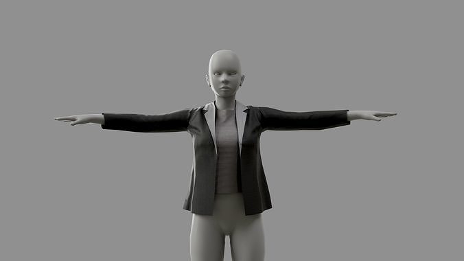 3D model Formal coat 001 VR / AR / low-poly | CGTrader