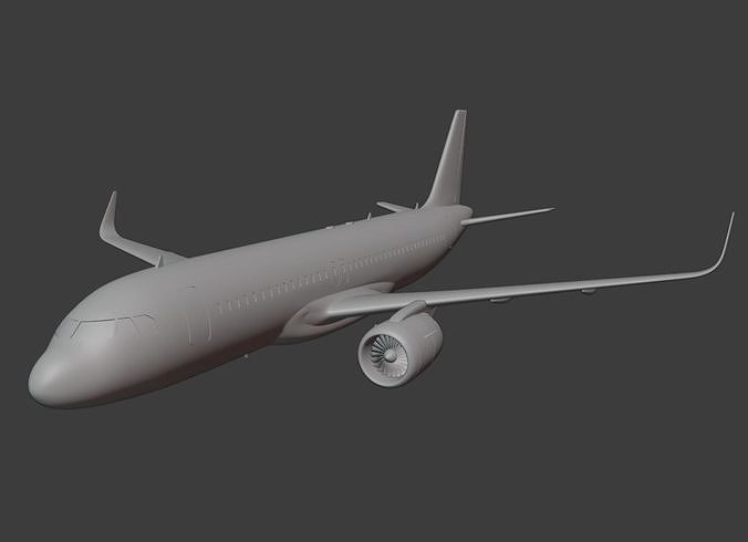 AIRBUS A320 NEO 3D model 3D printable | CGTrader