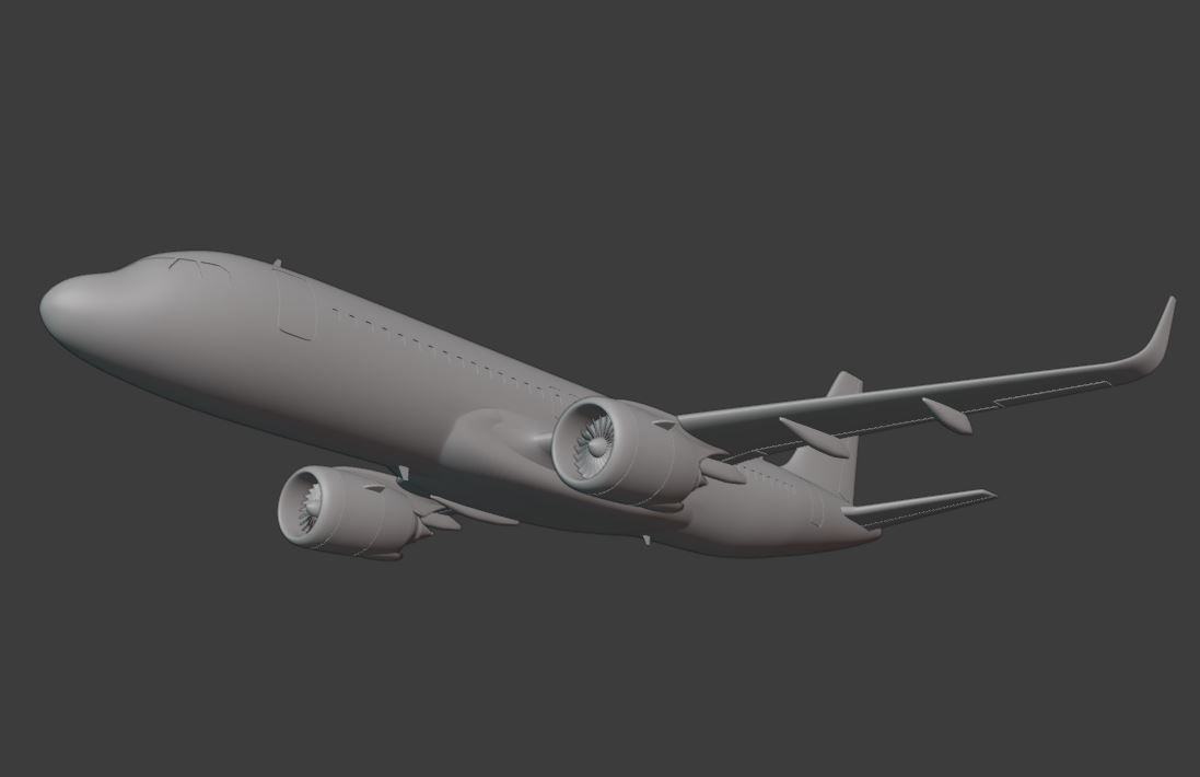AIRBUS A320 NEO 3D model 3D printable | CGTrader