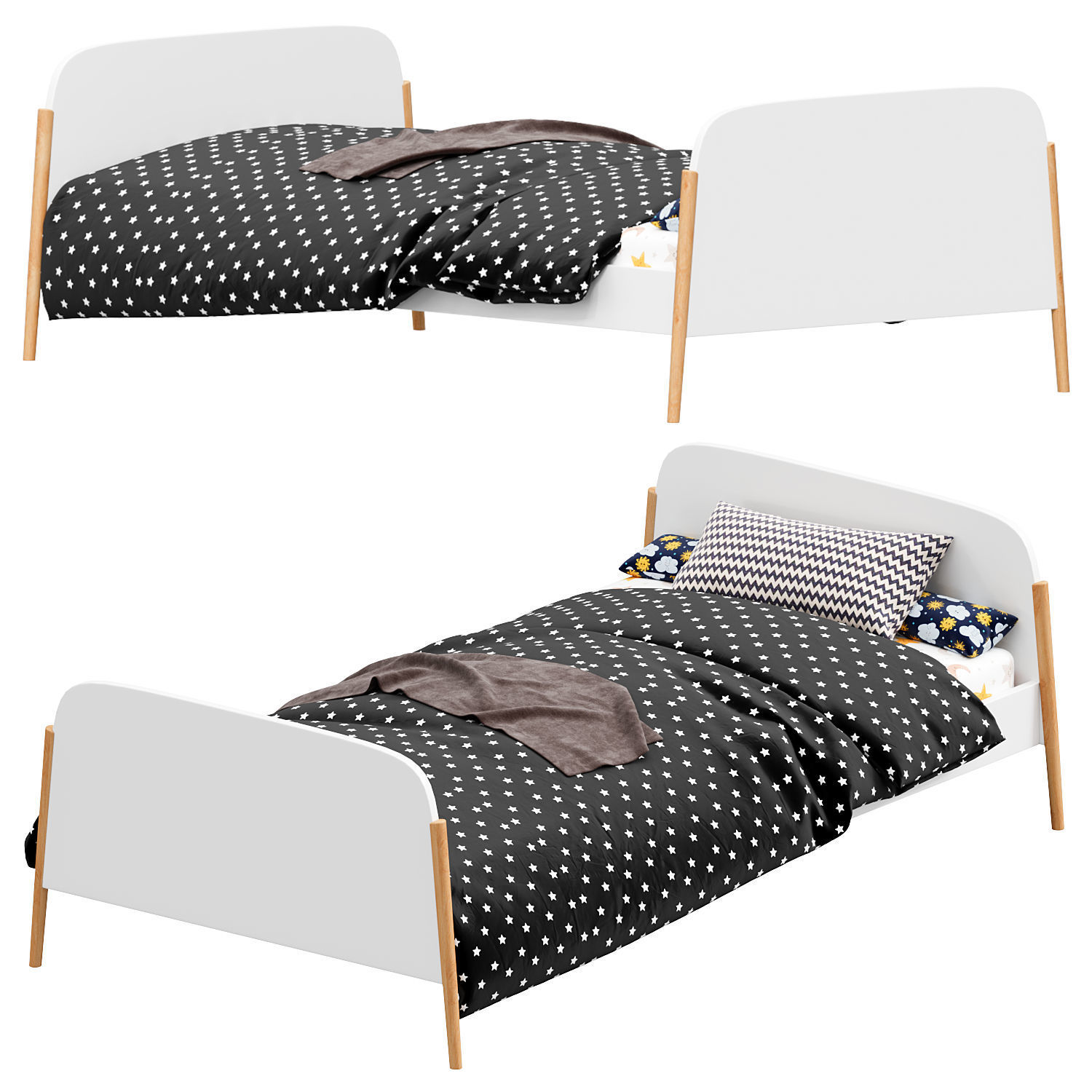 Nadil Child Bed free 3D model | CGTrader