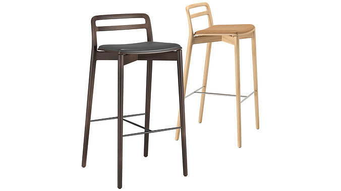 Cabin Bar Stool By VIPP 3D model | CGTrader