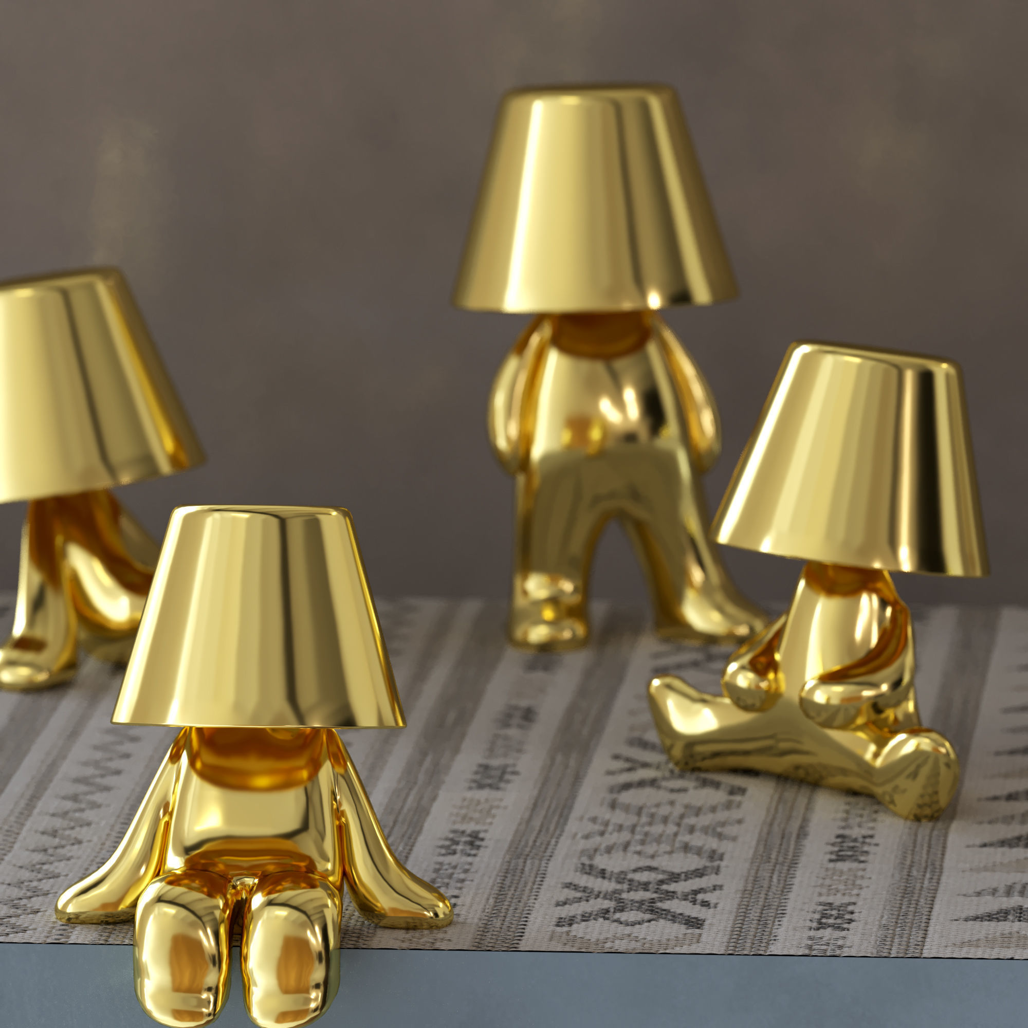 Elf lamp 3D model | CGTrader