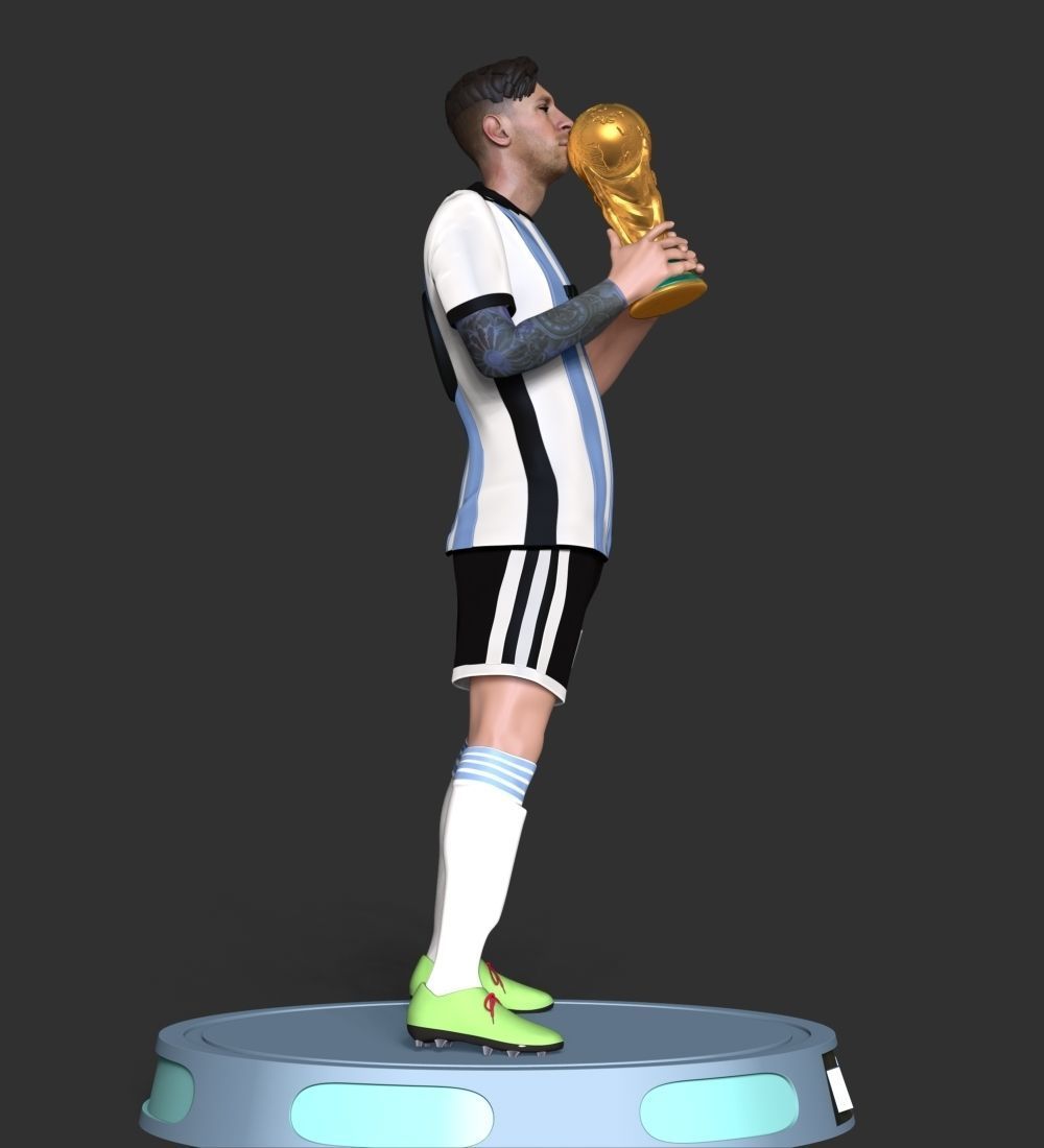 Lionel Messi 3D model 3D printable | CGTrader