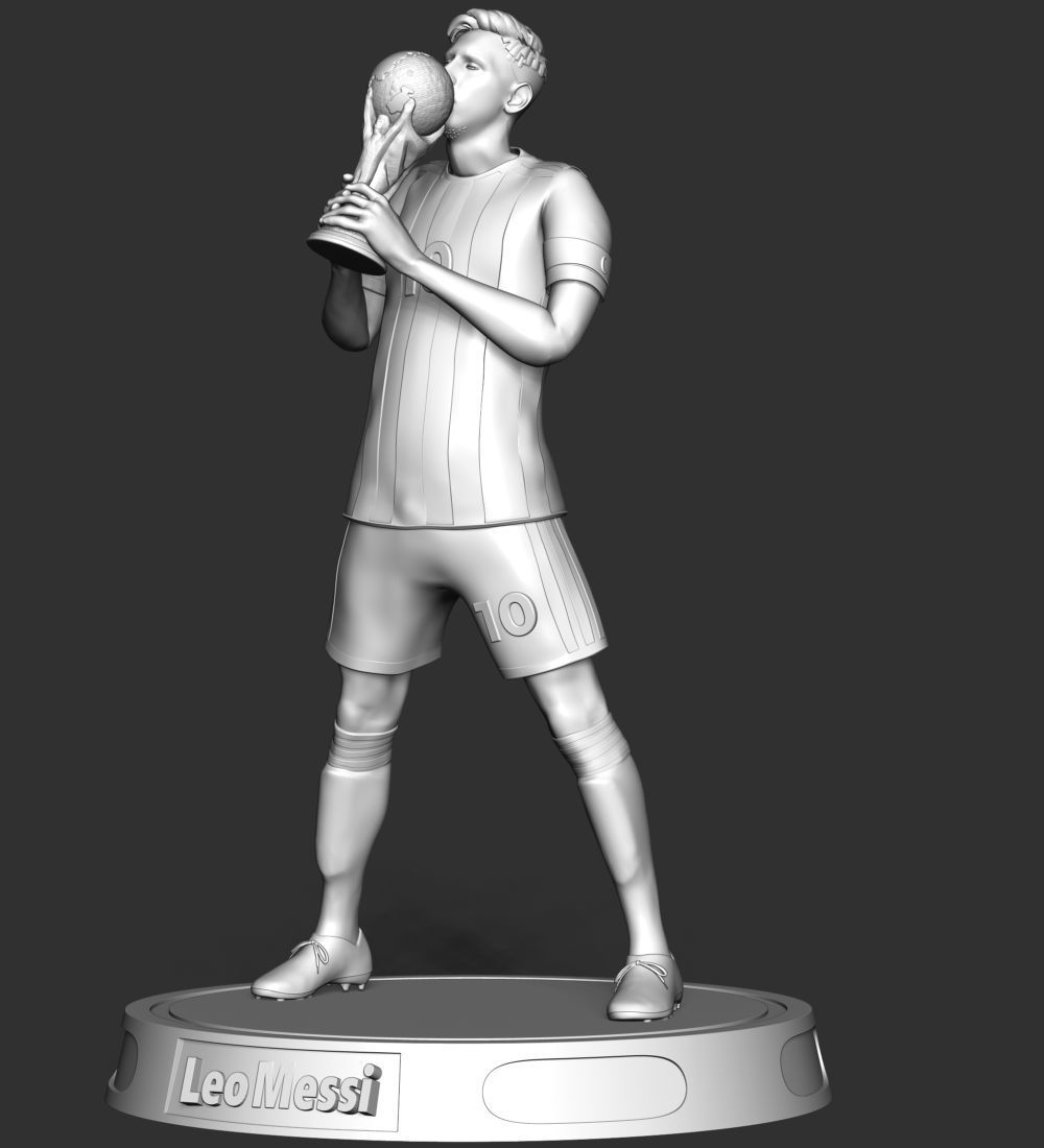 Lionel Messi 3D model 3D printable | CGTrader