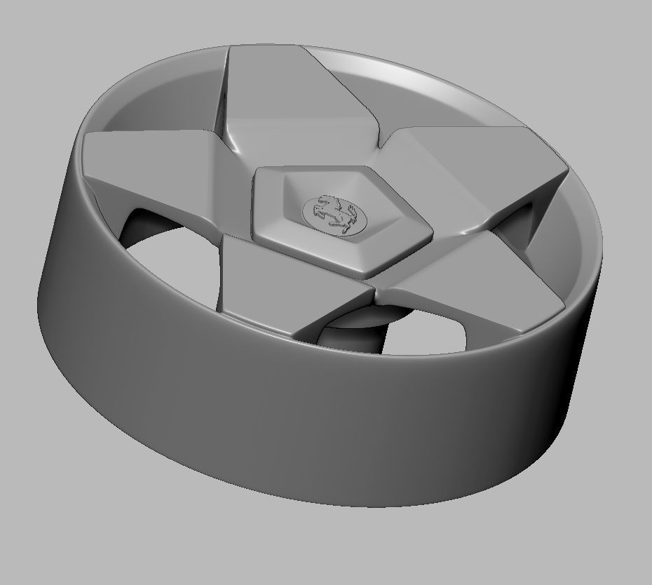 WHEEL FOR MINIATURE CAR FERRARI 3D model 3D printable | CGTrader