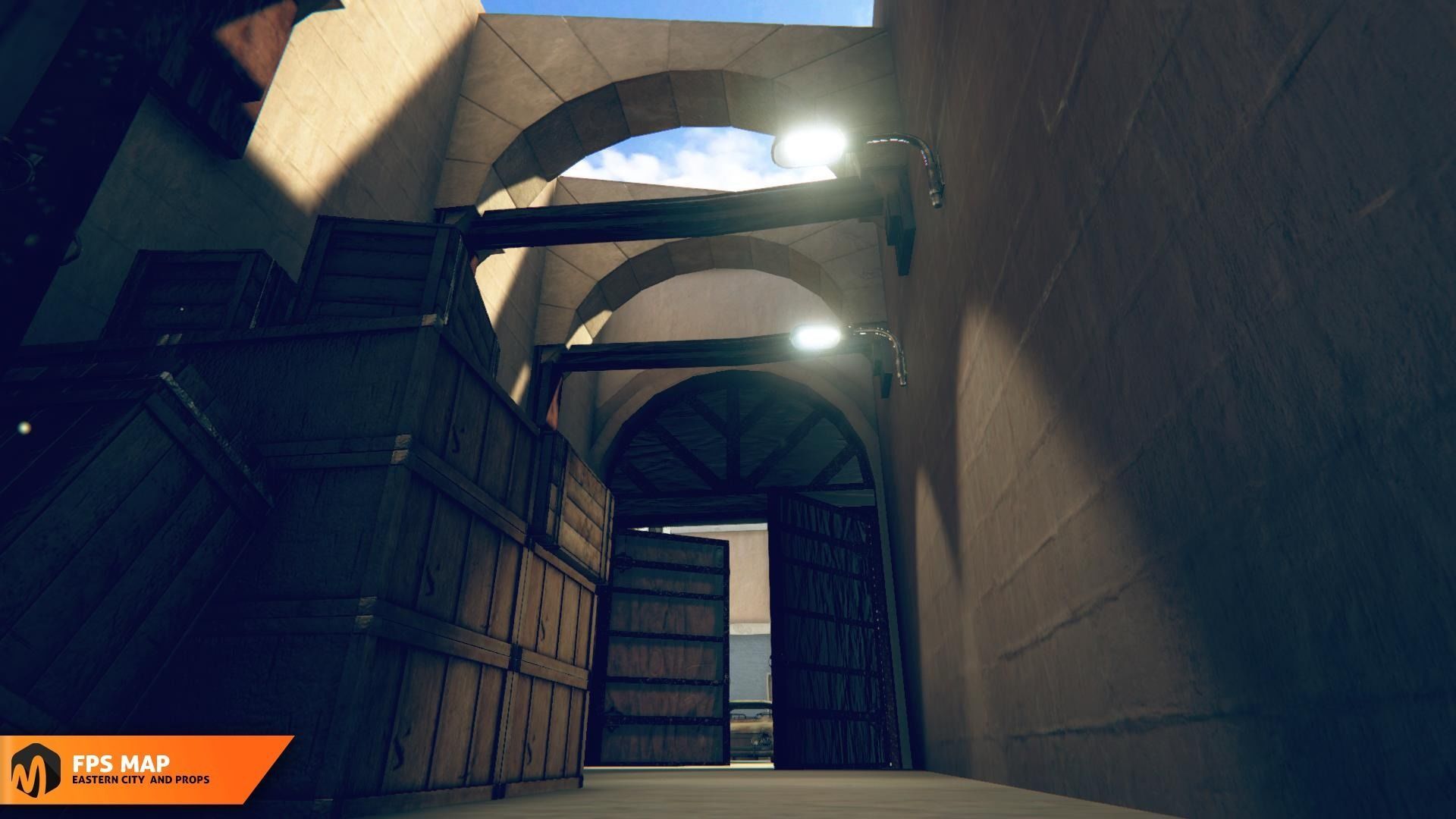 FPS map - eastern city and props 3D model | CGTrader