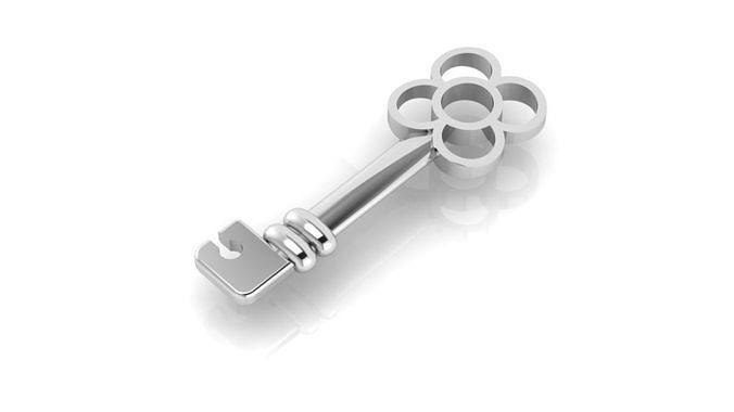 simple key 3D model 3D printable | CGTrader