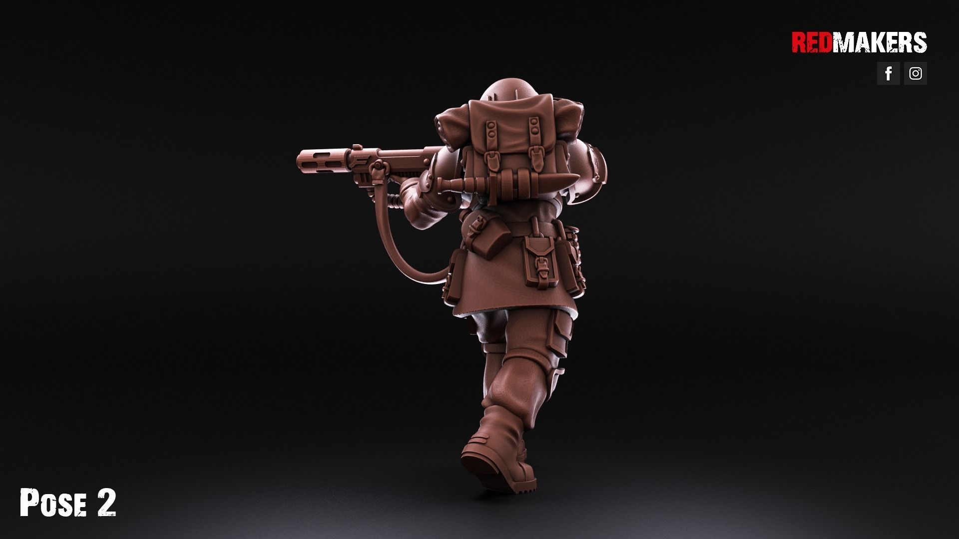 Shock Troops - Female Squad of the Imperial Force 3D model 3D printable | CGTrader