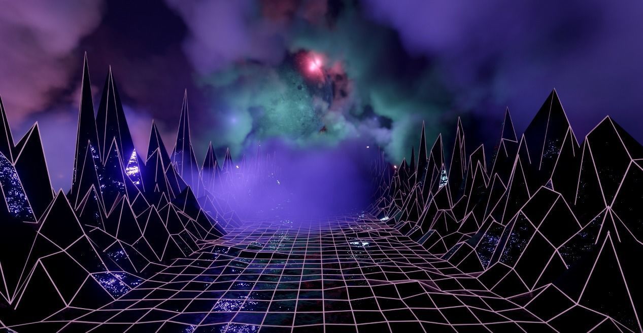 loop in space 3D model animated | CGTrader