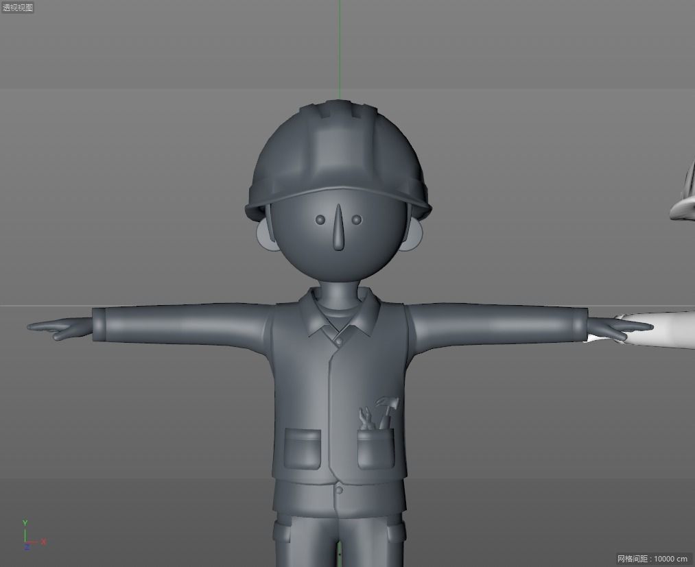 cartoon fireman ip 3D model | CGTrader