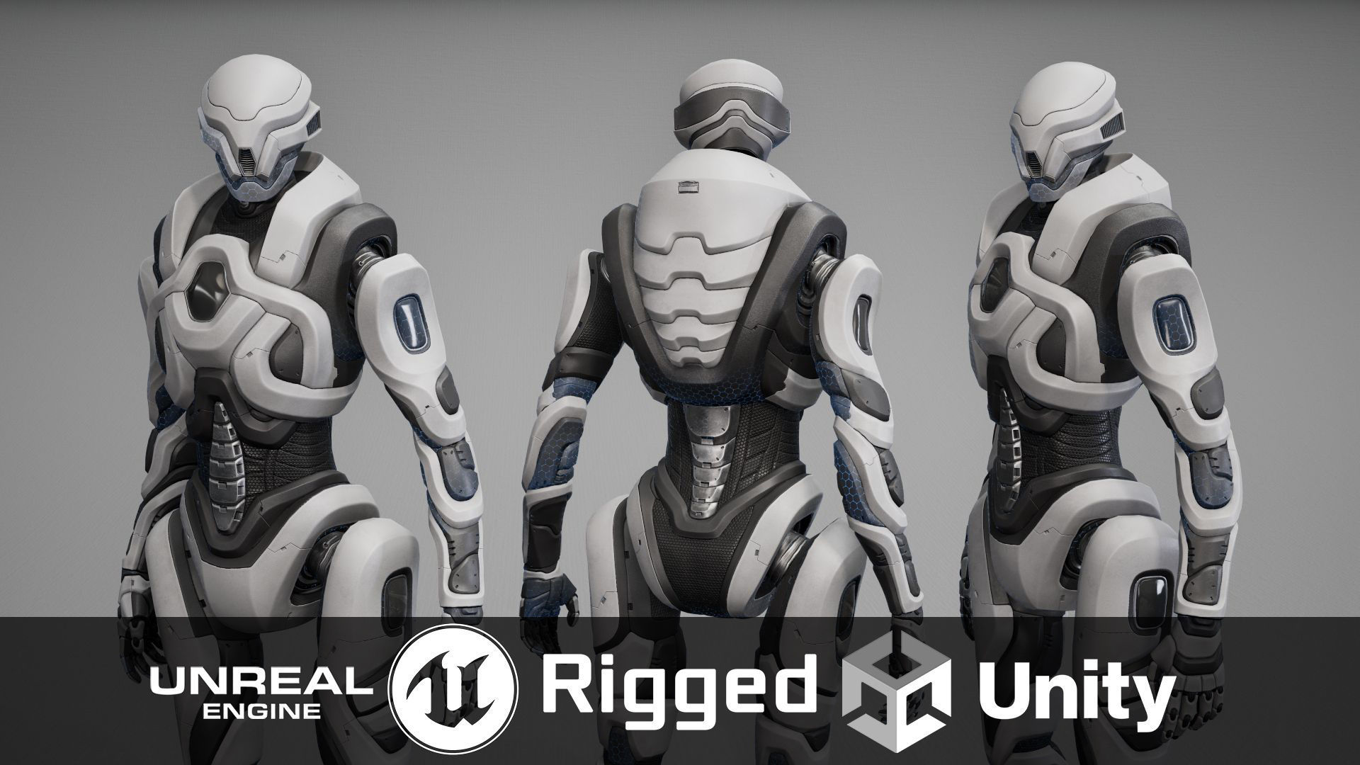 3D model Robot 6 VR / AR / low-poly rigged | CGTrader