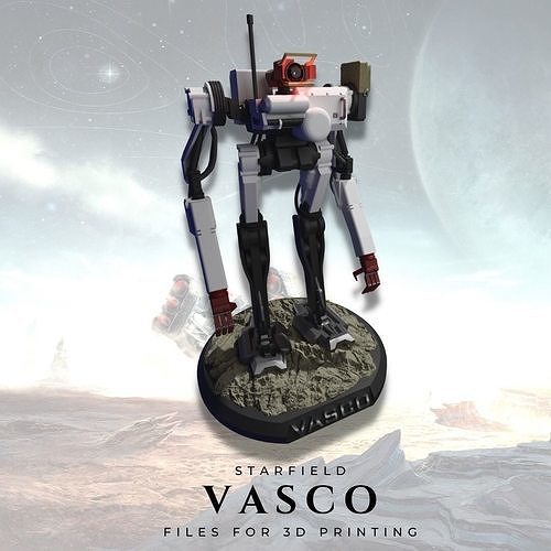 VASCO from Starfield 3D model 3D printable | CGTrader