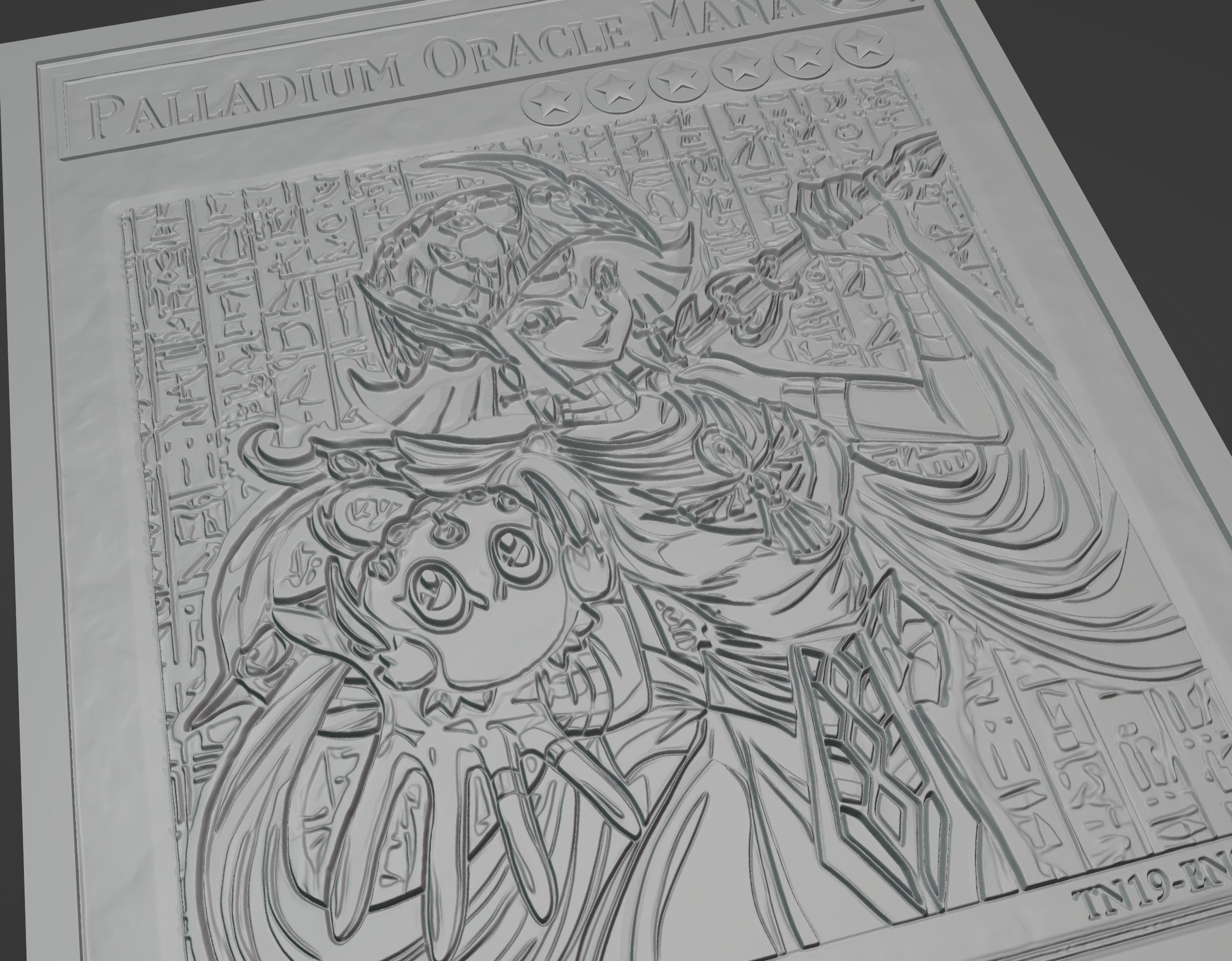 palladium oracle mana - yugioh 3D model 3D printable | CGTrader