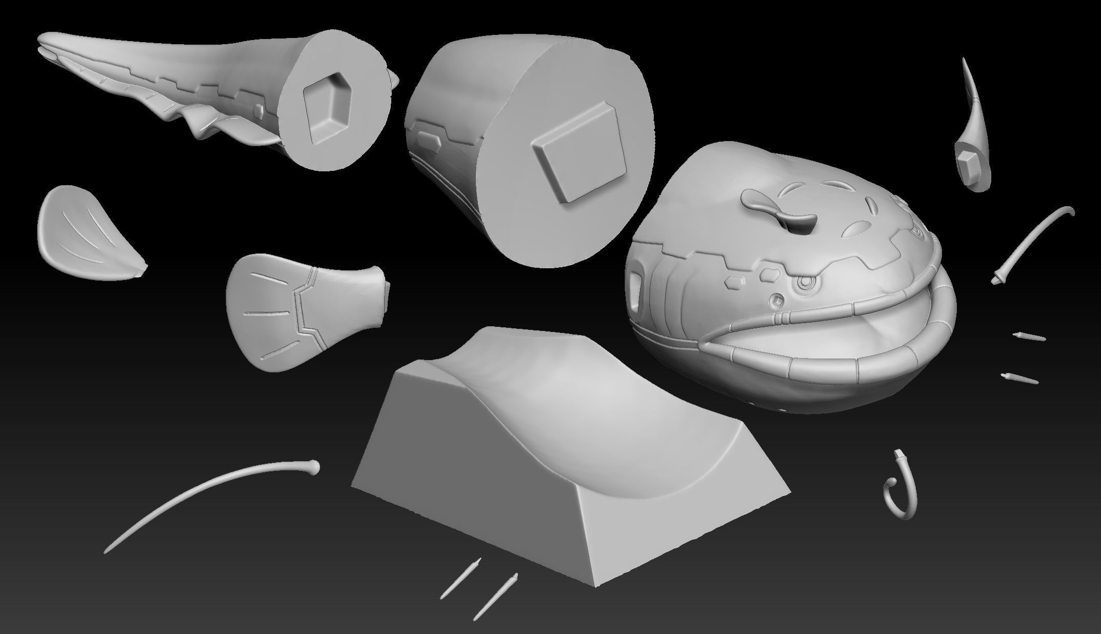 Pokemon Dondozo 3D model 3D printable | CGTrader