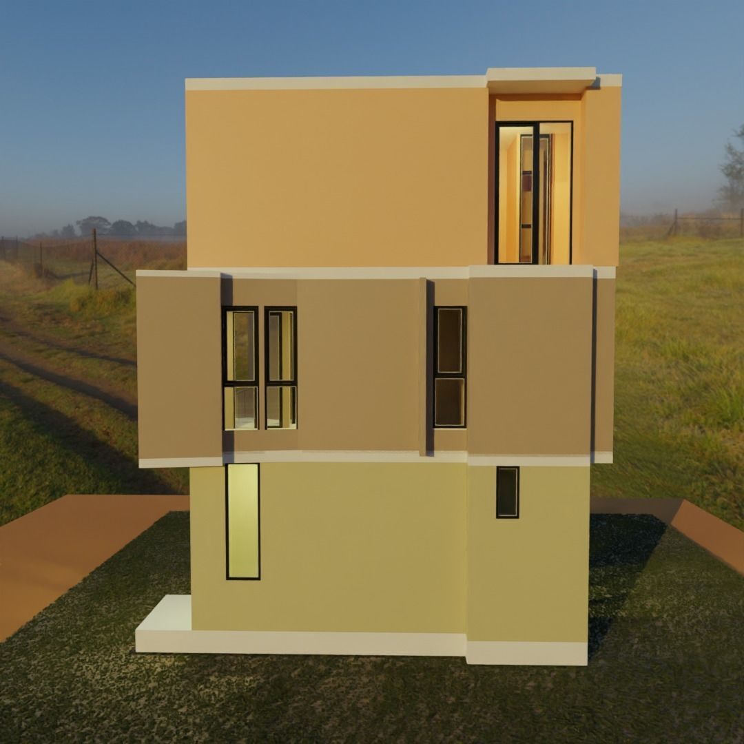 Modern House - exterior only 3D model | CGTrader