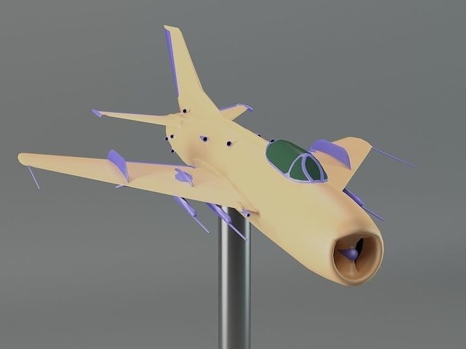 MIG 19 3D model 3D printable | CGTrader