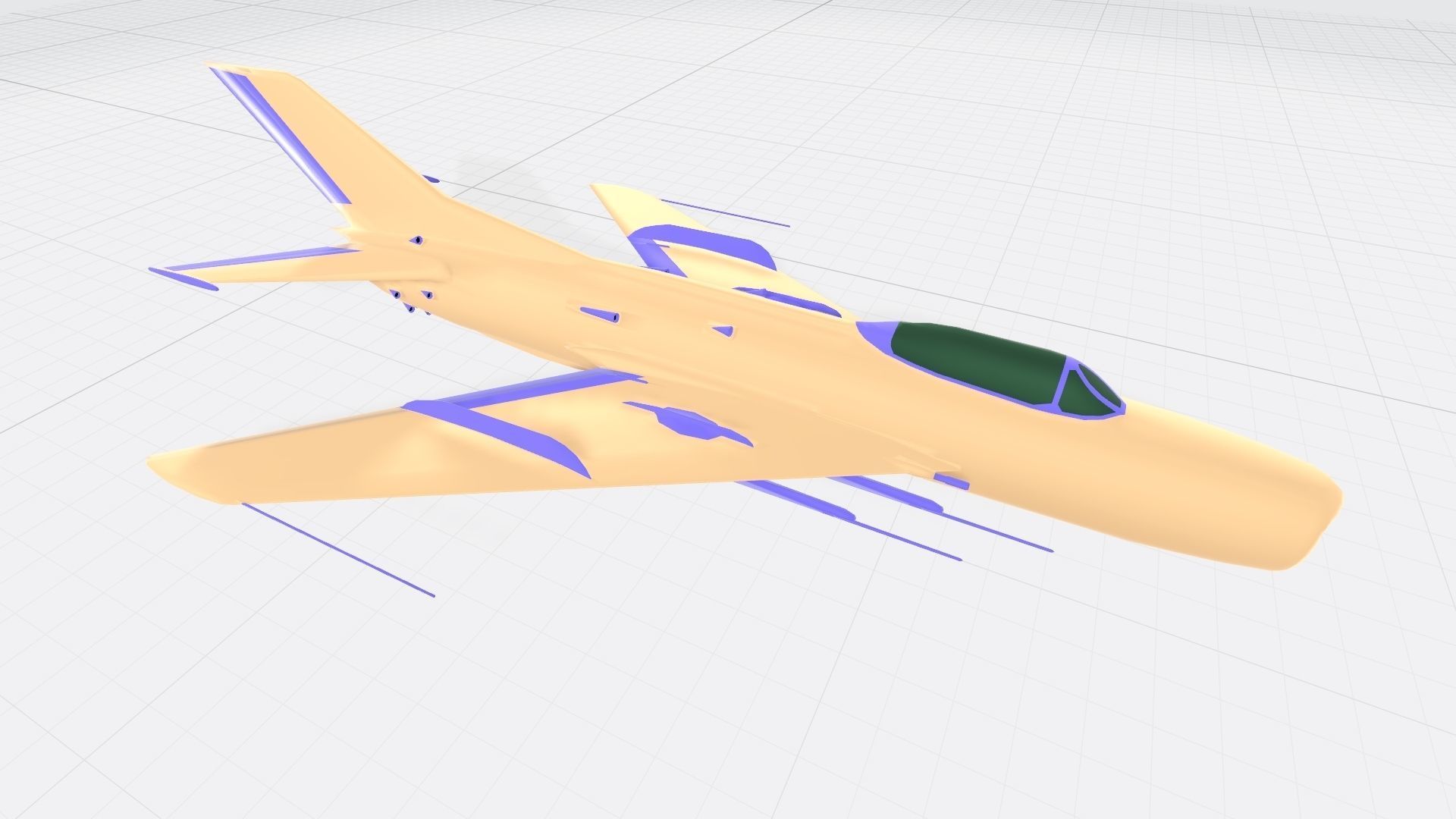 MIG 19 3D model 3D printable | CGTrader