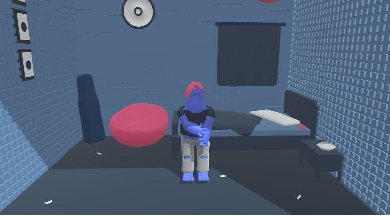 Emo Boy in Bedroom 3D model | CGTrader