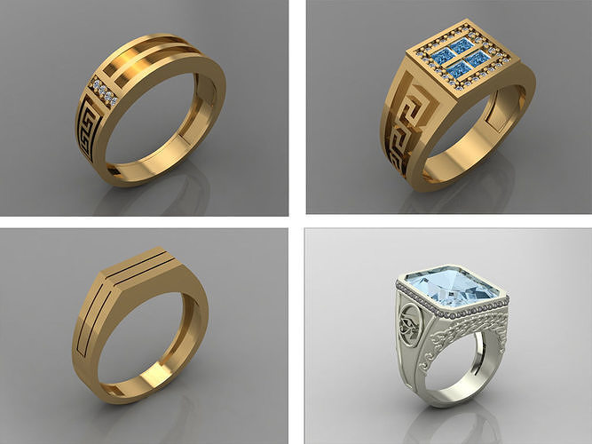 Ring 3D Print 3D print model 3D model 3D Model Collection | CGTrader