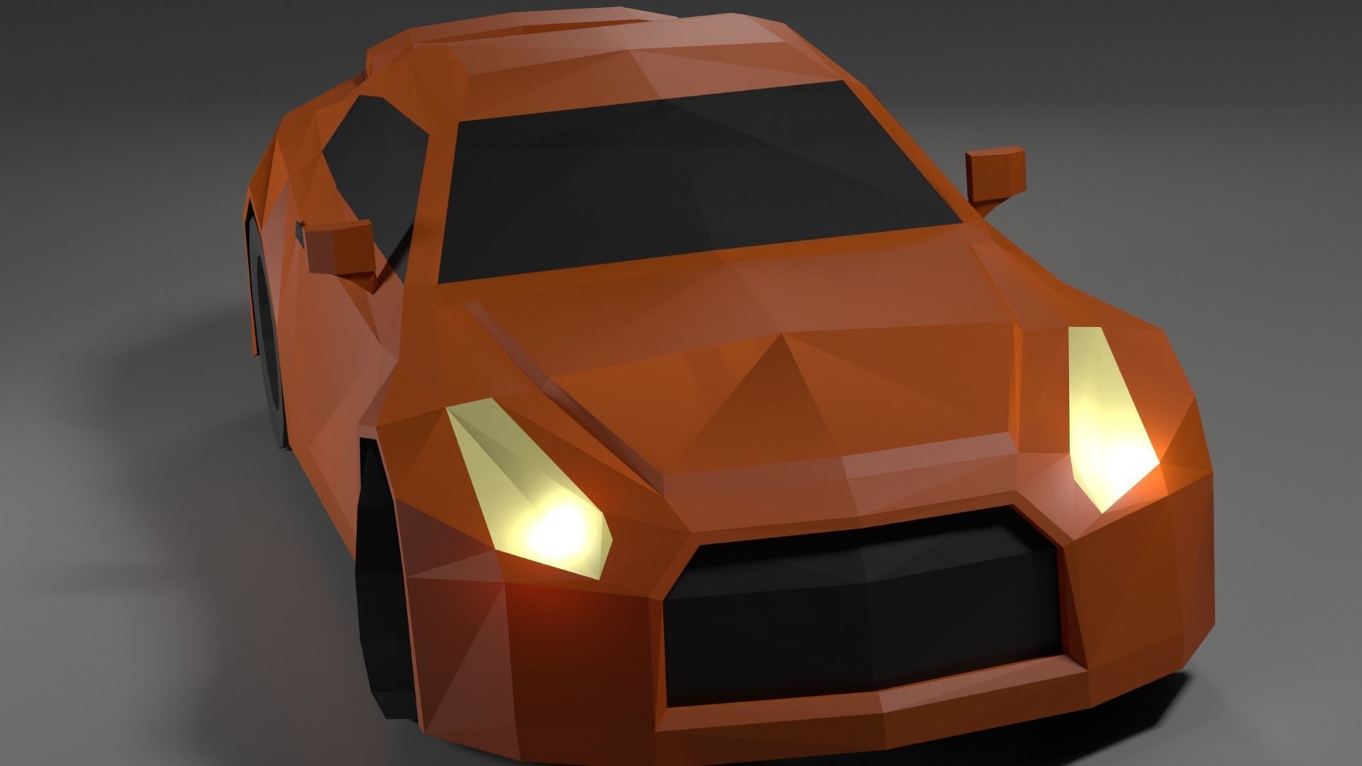 3D model Nissan GTR R35 Low-poly 3D model VR / AR / low-poly | CGTrader
