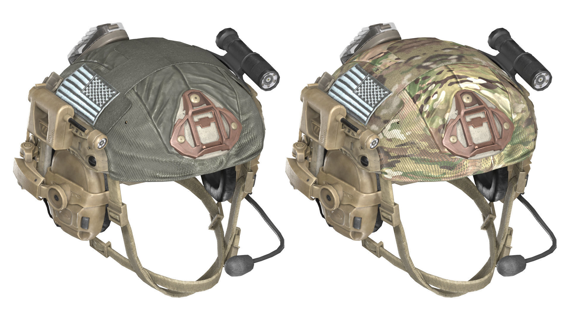 3D model MILITARY GAME-READY OPS-CORE Super High Cut Helmet VR / AR ...